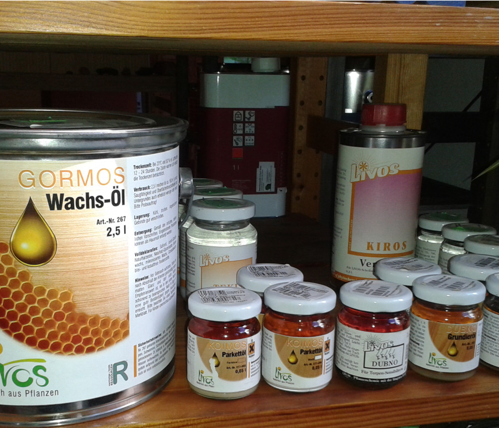 Livos Koimos Parkettöl 0,05 l farblos Abverkauf 1 Stück • Naturbaustoffe Erhard Rietz ...