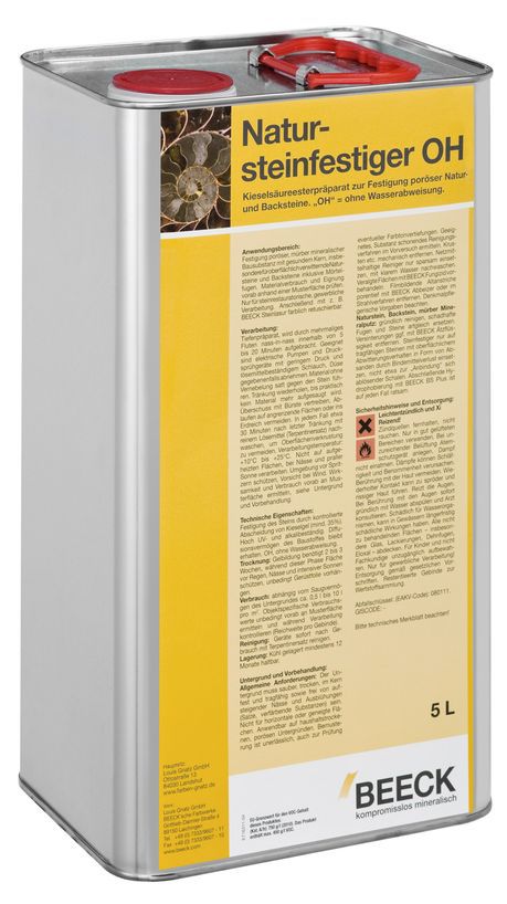 Beeck Natursteinfestiger LMF 1 l • Naturbaustoffe Erhard Rietz - Hobitzhaus - Bauseelsorger